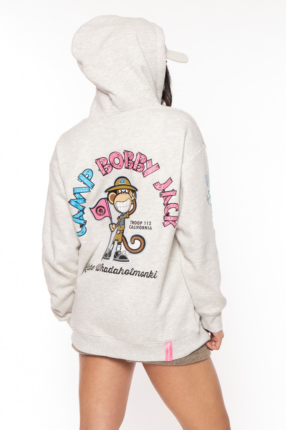 Camp - Bobby Jack Oversized Premium Zip Hoodie - Heather Grey – Bobby ...