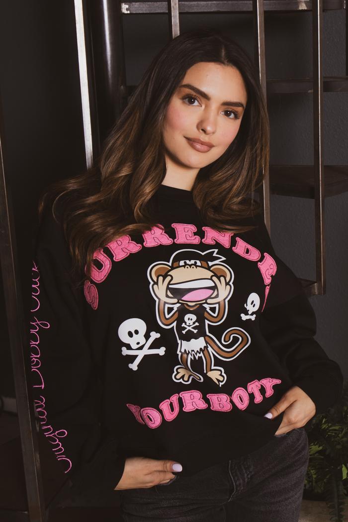 Surrender - Bobby Jack Oversized Premium Sweatshirt - Black – Bobby ...