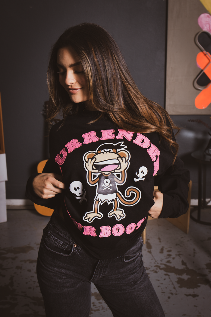 Surrender - Bobby Jack Oversized Premium Sweatshirt - Black – Bobby ...