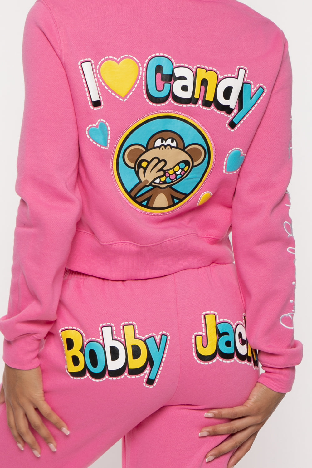 Bobby Jack Hoodie & Pants Set - I Love Candy - Pink – Bobby Jack Brand